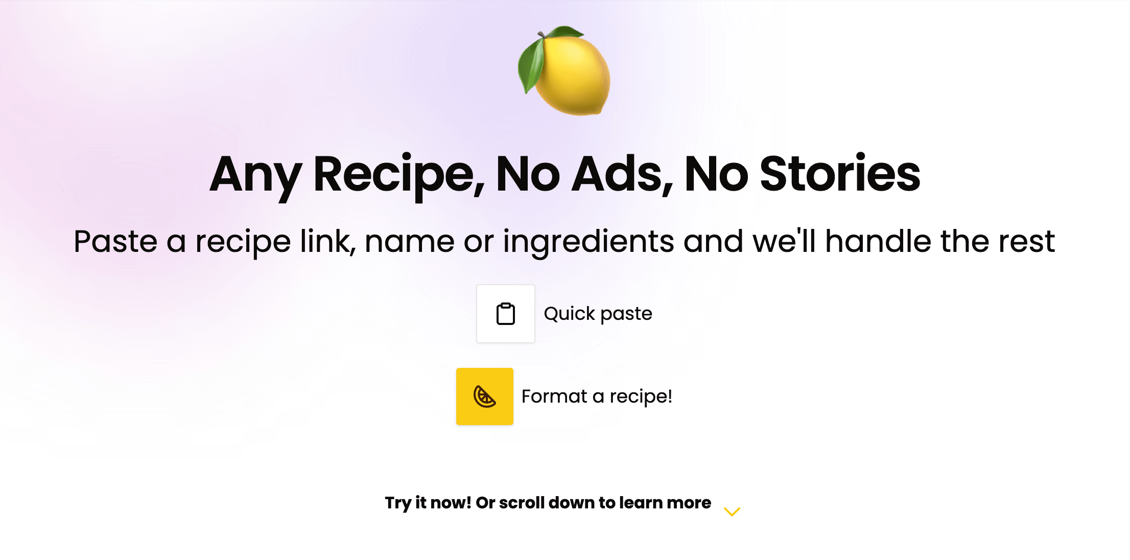 drizzlelemons - Get Recipes Without Ads | Skip Recipe Clutter